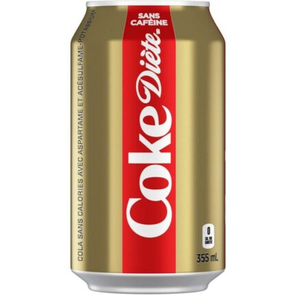 12 x 355 mL Diet Coca-Cola-Cans -gold - Mart31