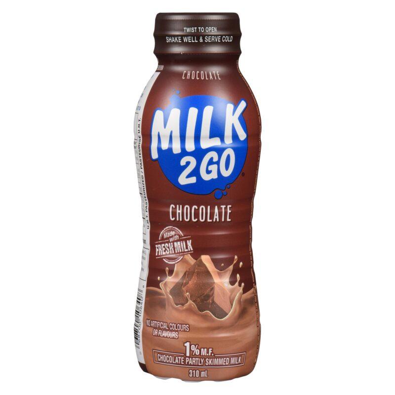 310 mL Milk2Go 1% milk chocolate Partly Skimmed Milk - Mart31