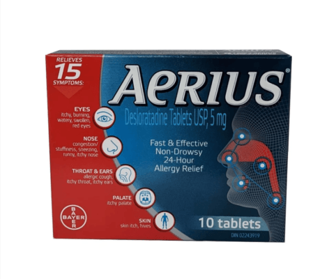 Bayer anti alergic Aerius desloratadine tablets usp 5mg relieves eyes ...