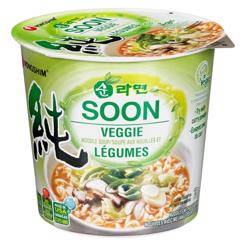 75 g Nongshim Soon Veggie Noodle Soup Cups - Mart31