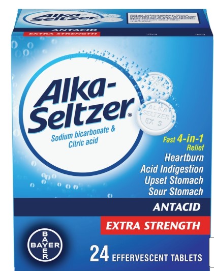 Bayer 24 tablets fast relief heart burn upset stomach extra strength ...