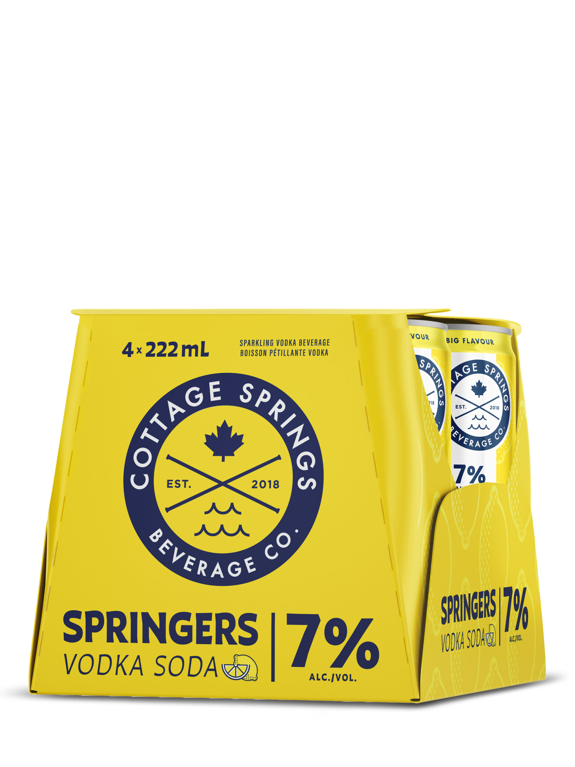 Alco drink 7% Springers Vodka Soda 4x222mL from Cottage springs - Mart31